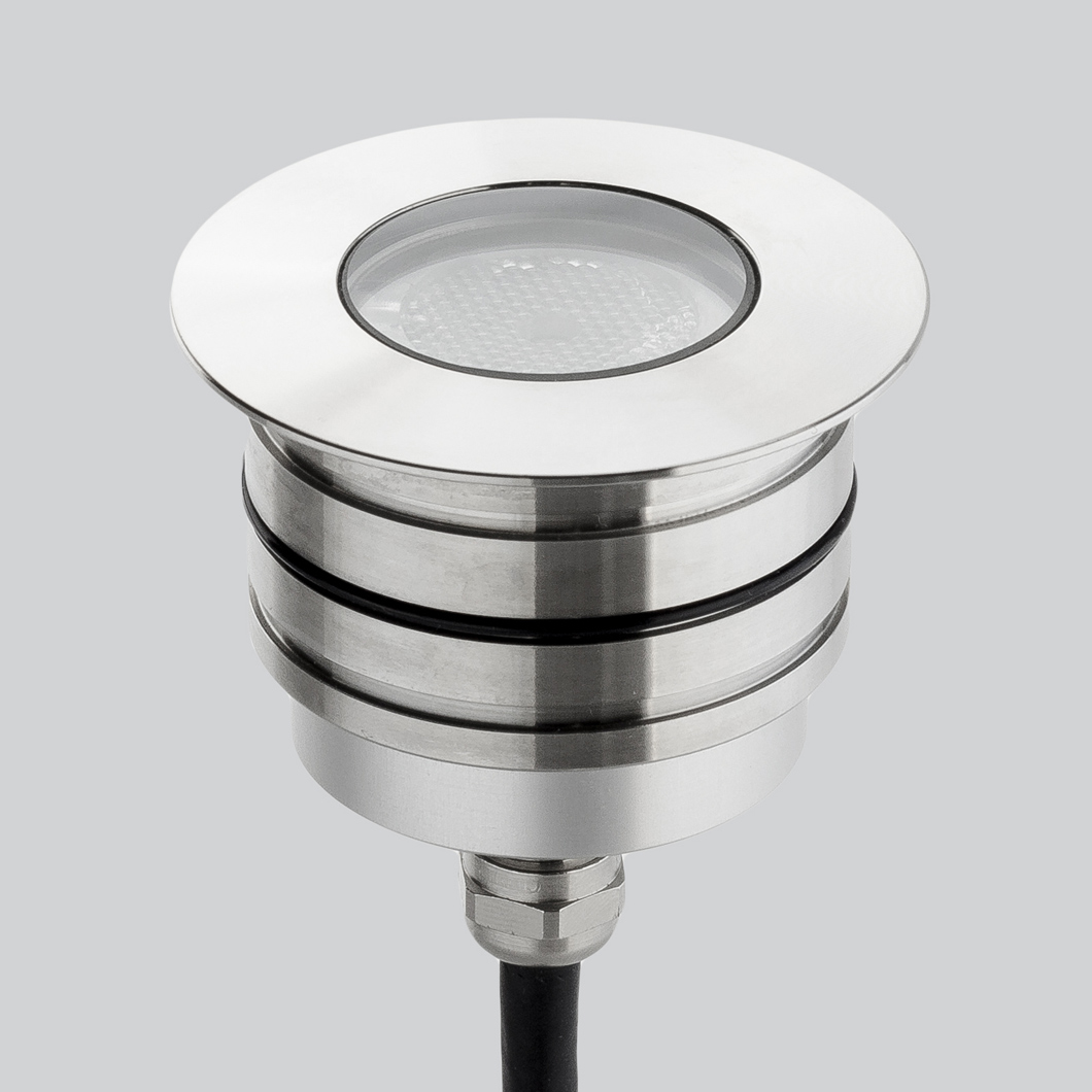 LLD Altea Maxi Round Outdoor IP67 LED Recessed Floor Uplight ...