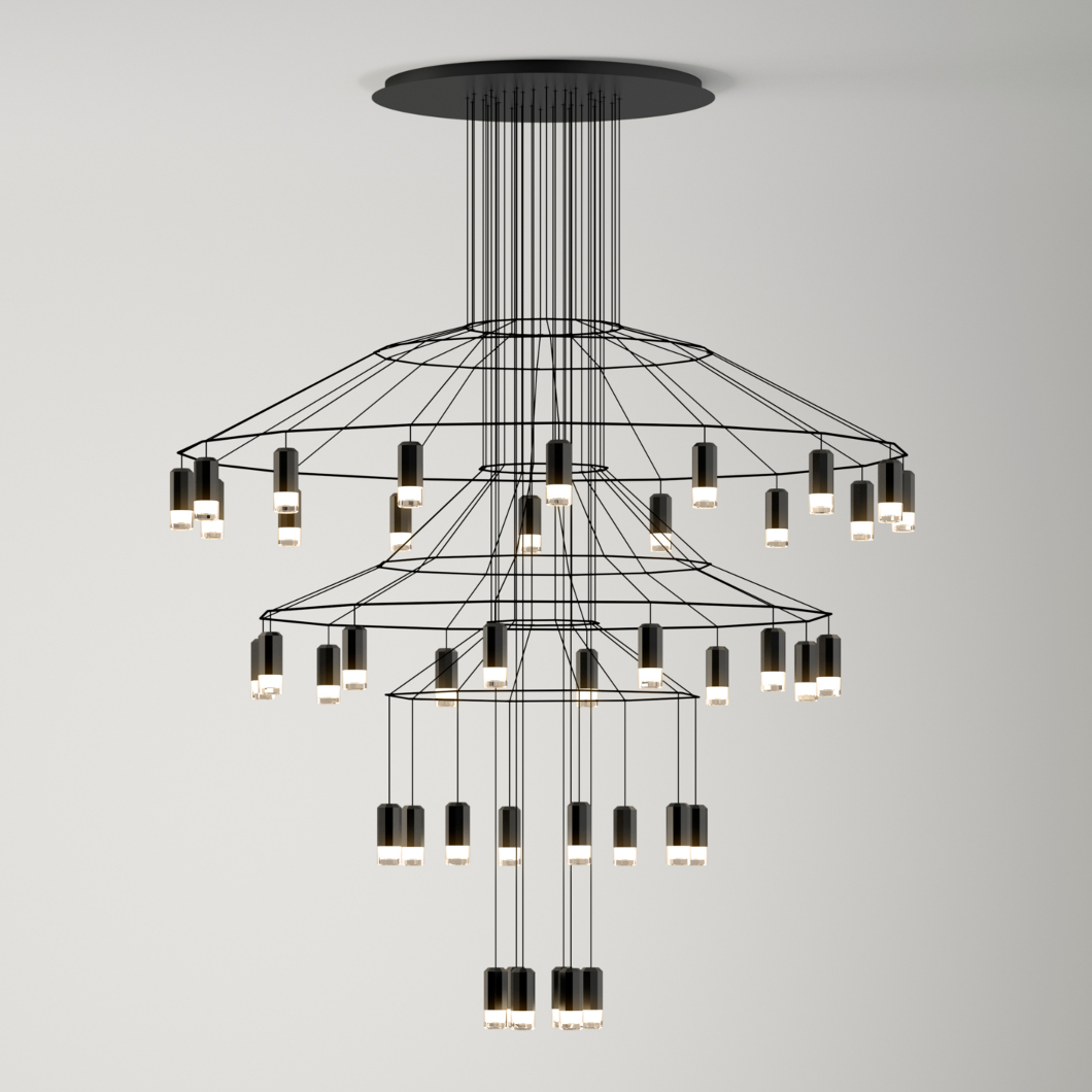 Vibia Wireflow Chandelier | Darklight Design | Lighting Design & Supply