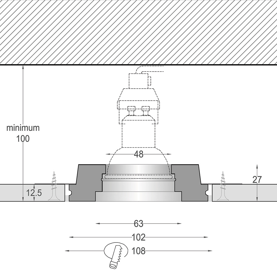 Linear Downlight Section