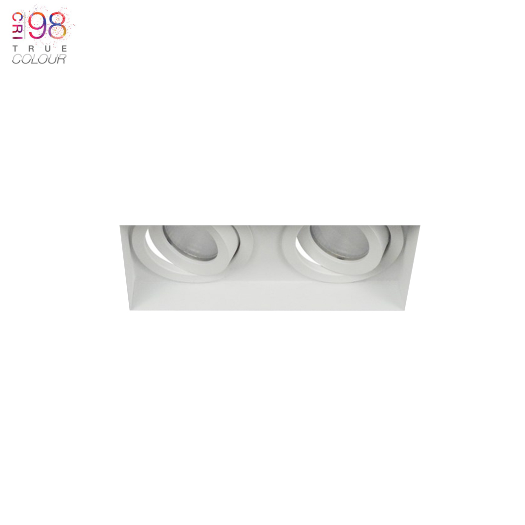 OUTLET DLD Eiger Mini 2 LED Adjustable Plaster In Downlight True Colour ...
