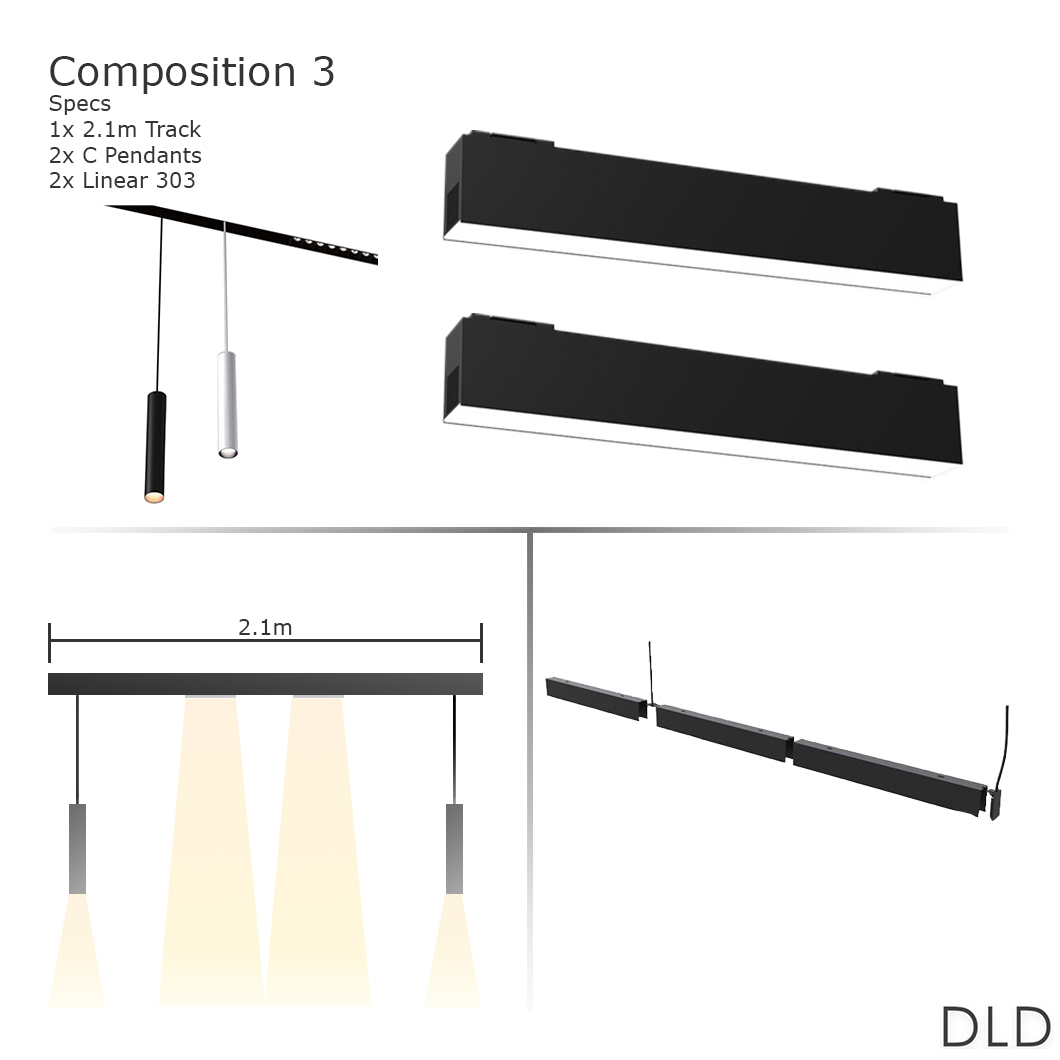 DLD Shadowline Suspension Track System Package | Darklight Design ...