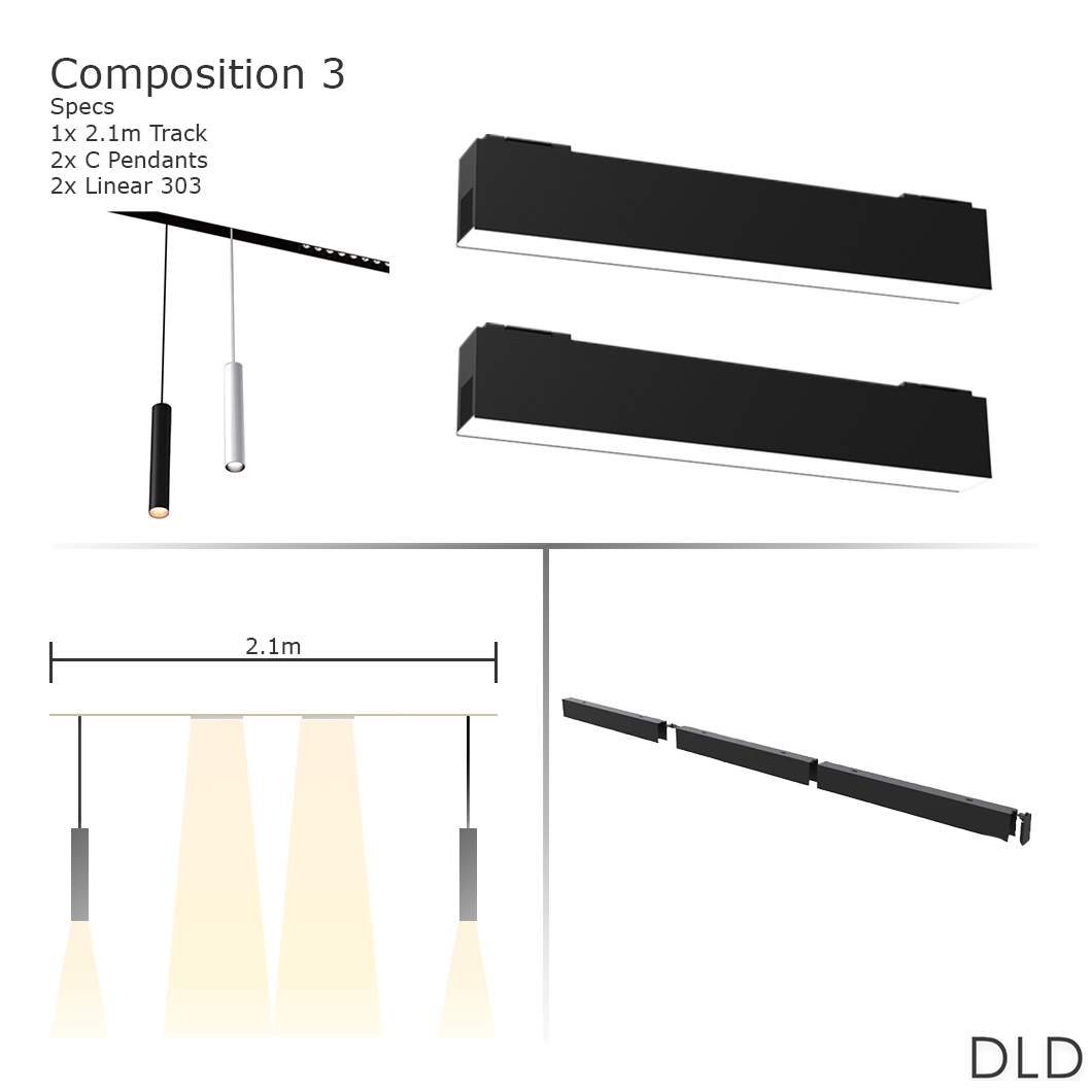 DLD Shadowline Plaster In Track System Package | Darklight Design ...