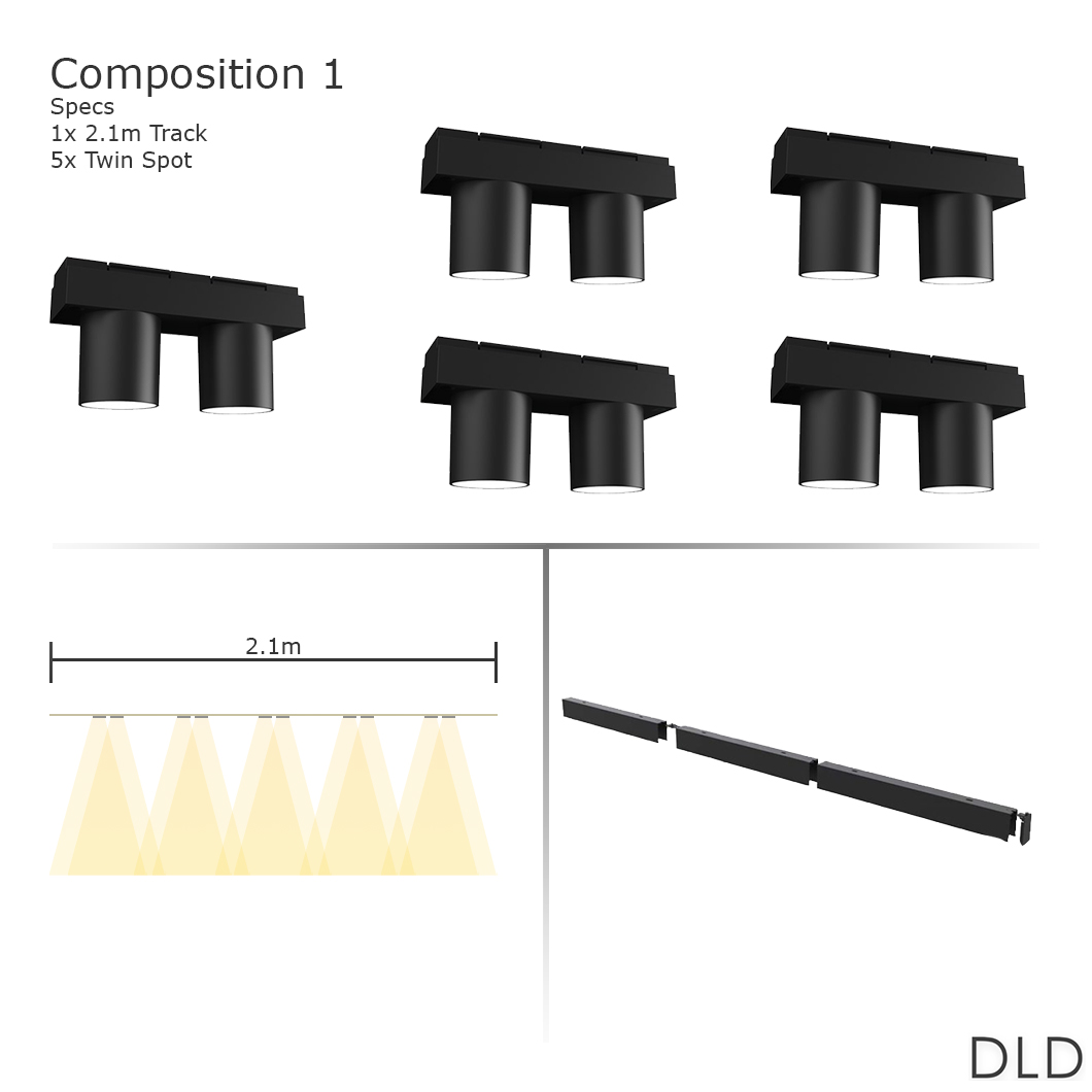 DLD Shadowline Plaster In Track System Package | Darklight Design ...