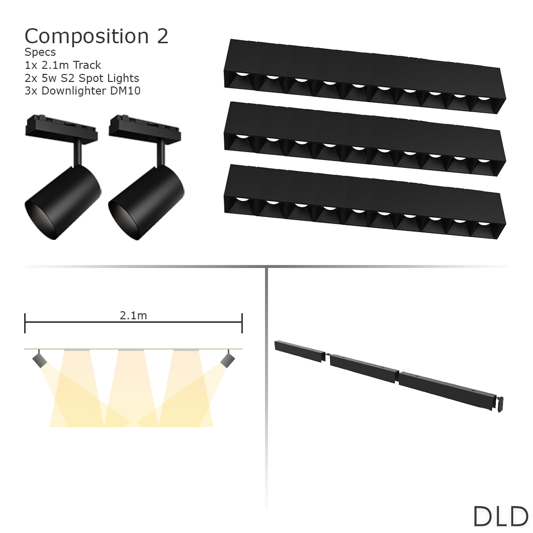 DLD Shadowline Plaster In Track System Package | Darklight Design ...