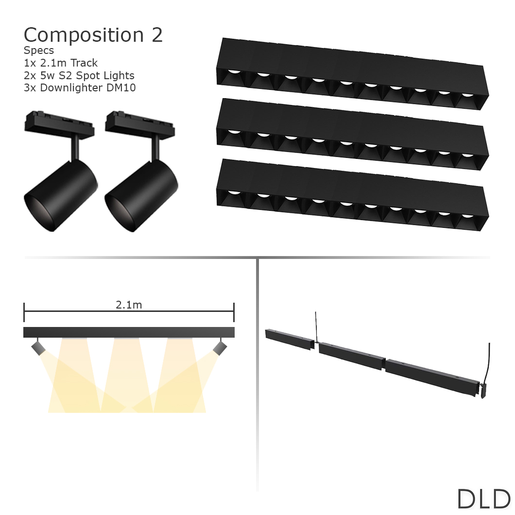 DLD Shadowline Suspension Track System Package | Darklight Design ...