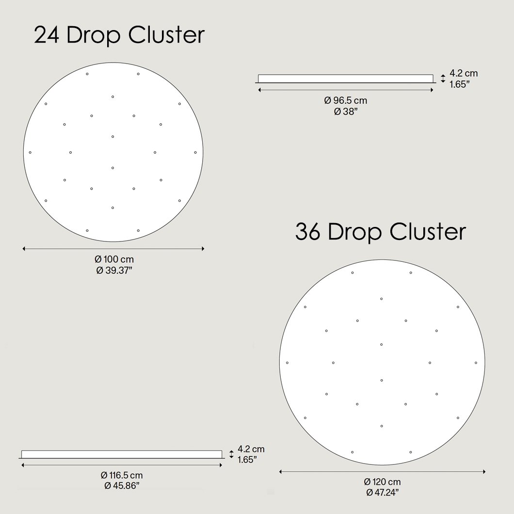 Lodes Canopy Round Cluster | Darklight Design | Lighting Design & Supply