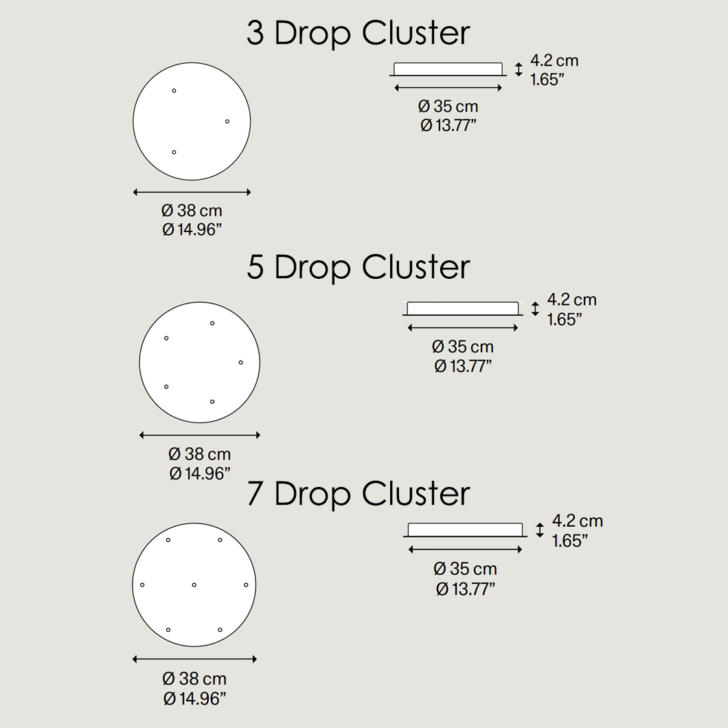 Lodes Canopy Round Cluster | Darklight Design | Lighting Design & Supply
