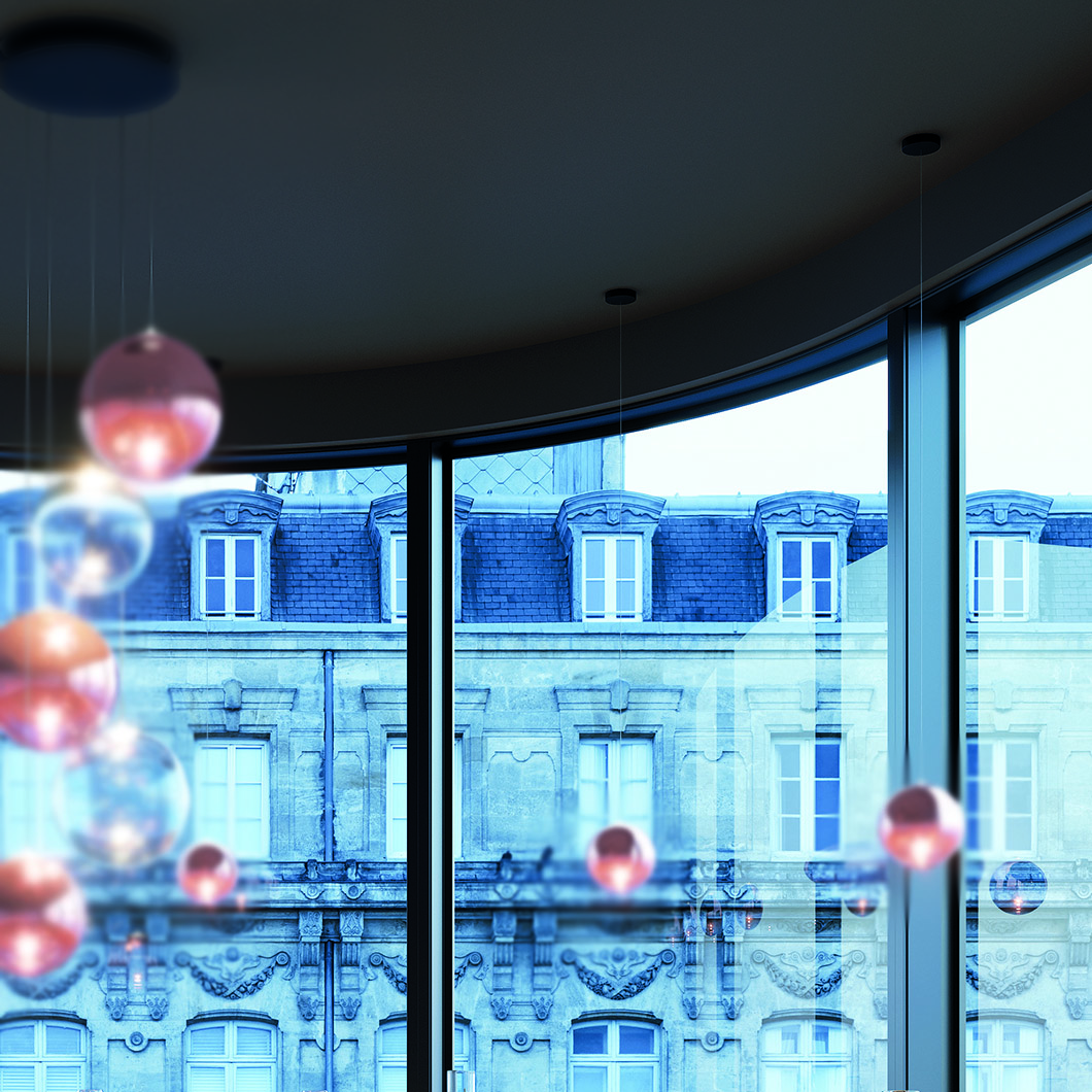 Lodes Canopy Round Single Drop | Darklight Design | Lighting Design ...