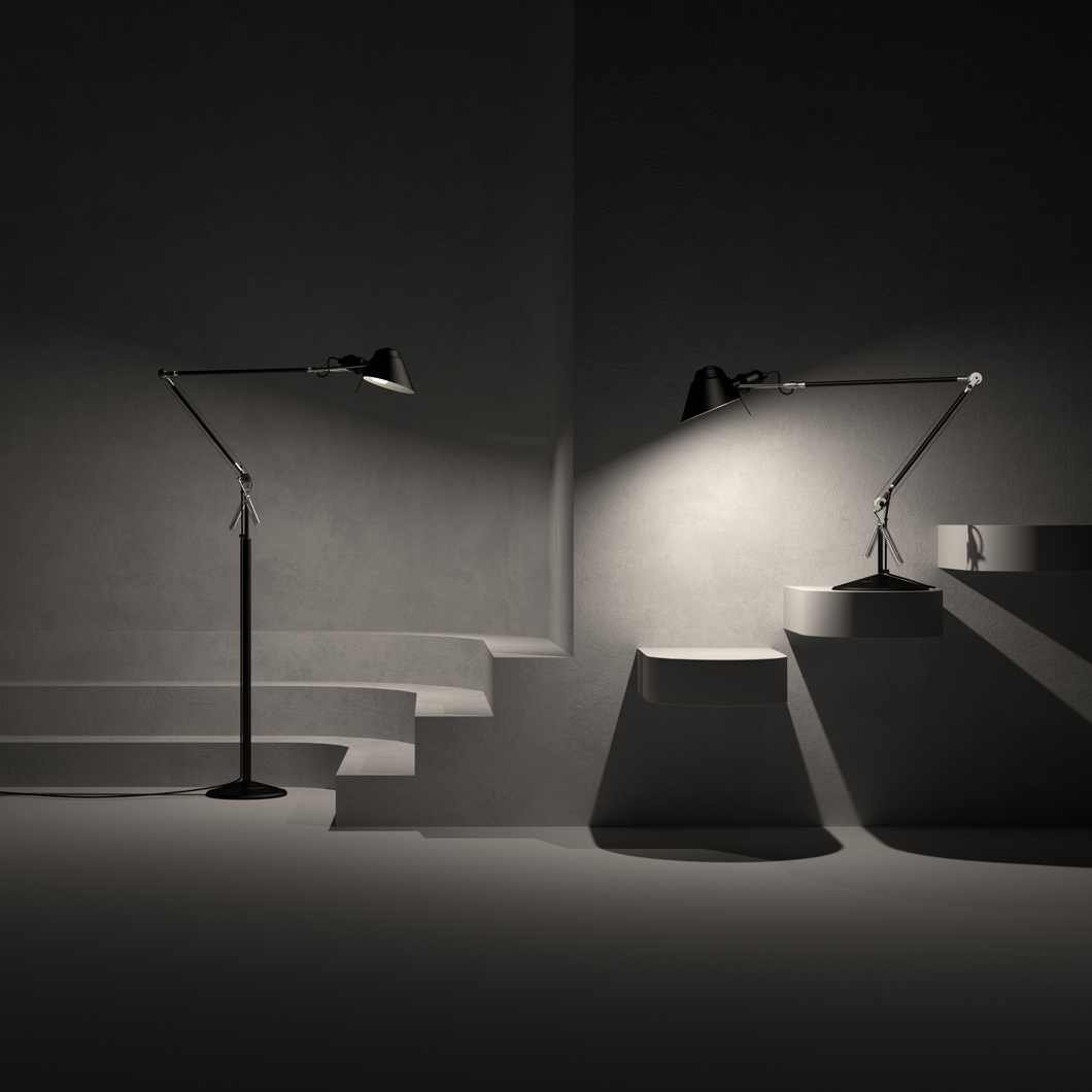 Lumina Tangram Adjustable Table & Floor Lamp | Darklight Design ...