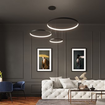 Raw Design Limitless Round Double Pendant | Darklight Design | Lighting ...