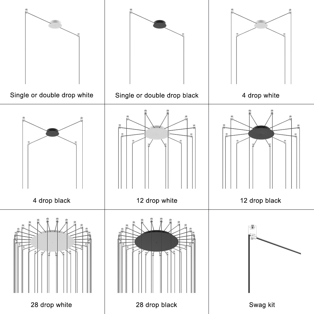Lodes Canopy Radial Cluster | Darklight Design | Lighting Design & Supply