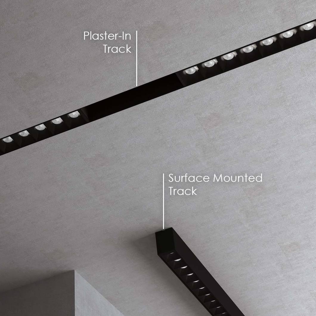 DLD Shadowline LED Modular Track System Components | Darklight Design ...