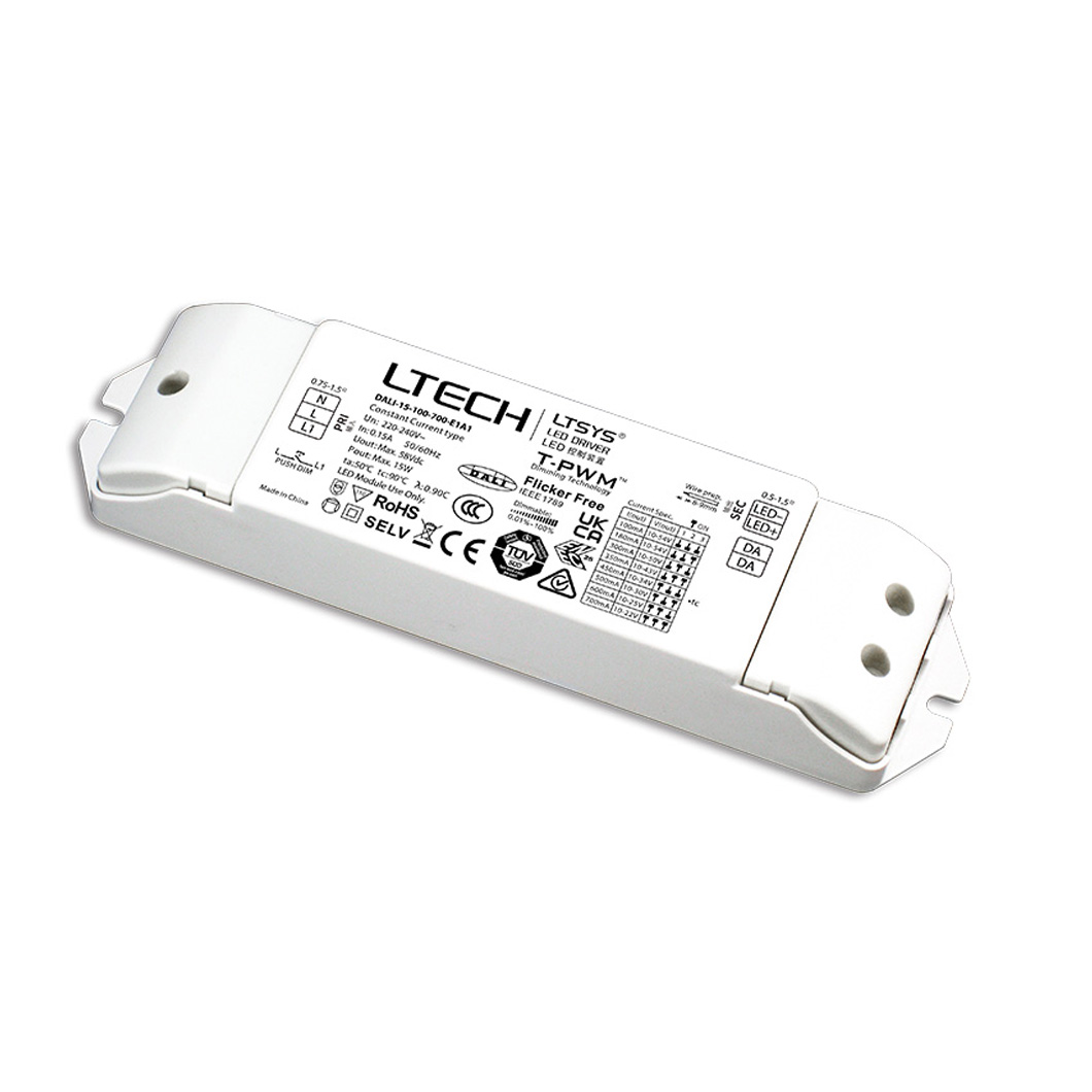 L-Tech 15W 100-700MA CC DALI LED Driver | Darklight Design | Lighting Design & Supply