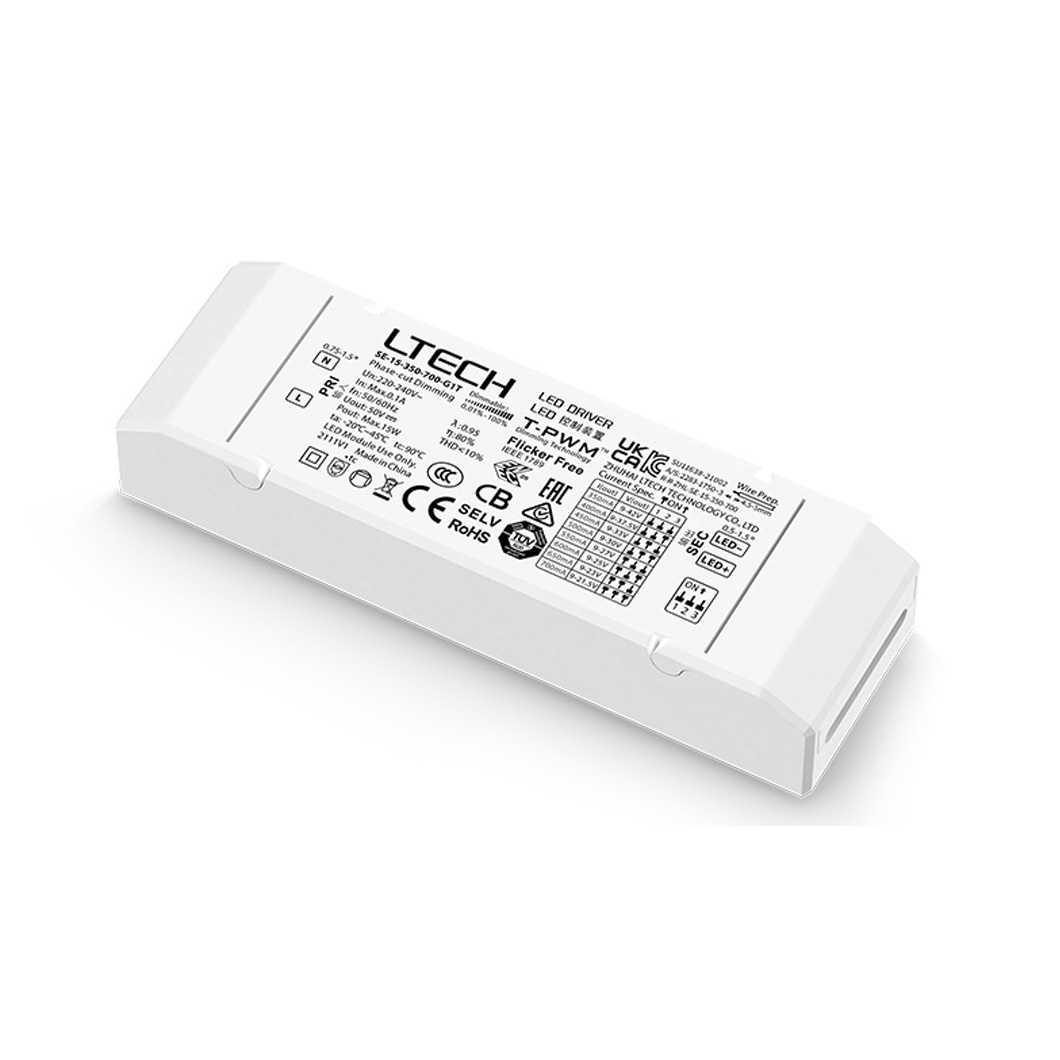L-Tech 15W 350-700mA CC Phase Dim LED Driver | Darklight Design ...