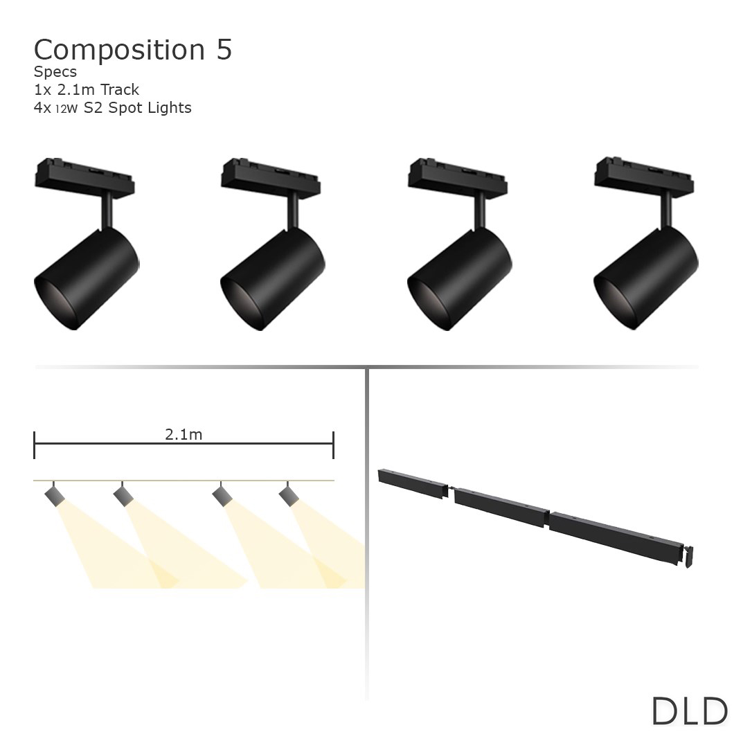 DLD Shadowline Plaster In Track System Package | Darklight Design ...