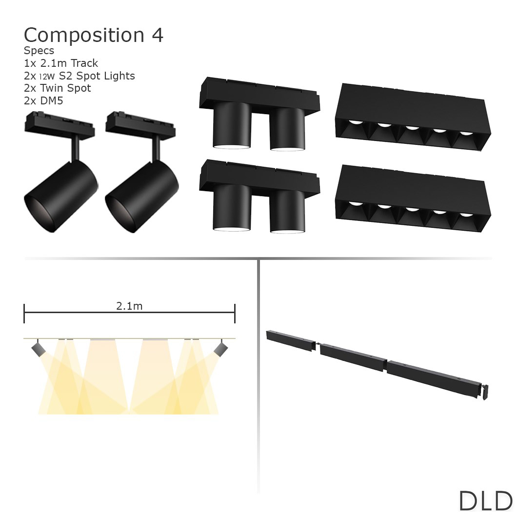 DLD Shadowline Plaster In Track System Package | Darklight Design ...