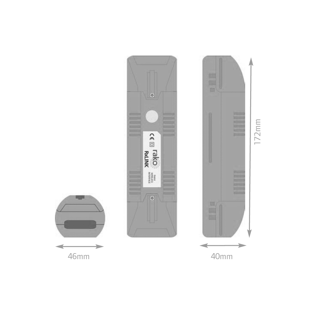 Rako RX-LINK Wireless RF Receiver Module for RAK8-MB | Darklight Design ...