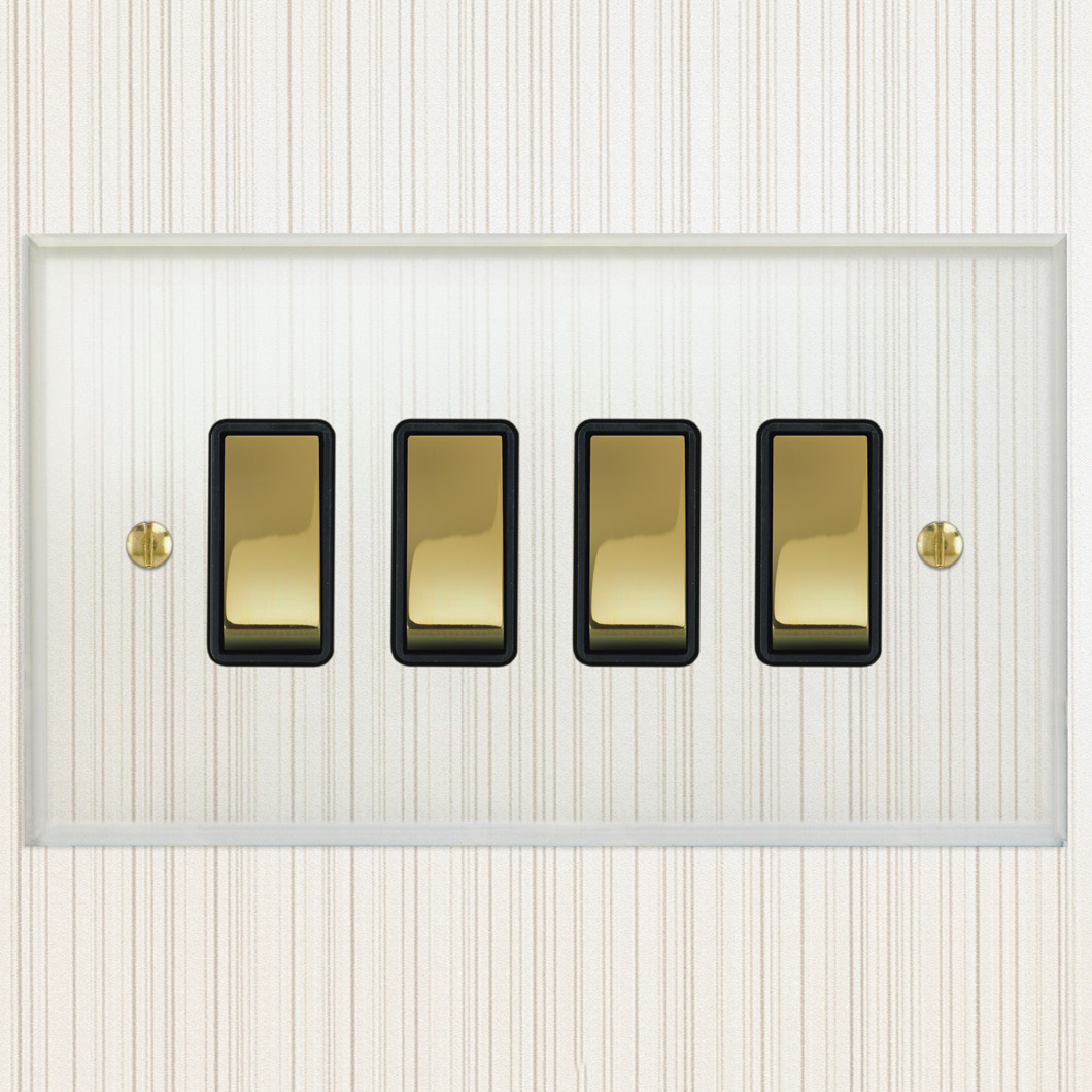 Focus SB Prism Rocker Grid Switches | Darklight Design | Lighting ...