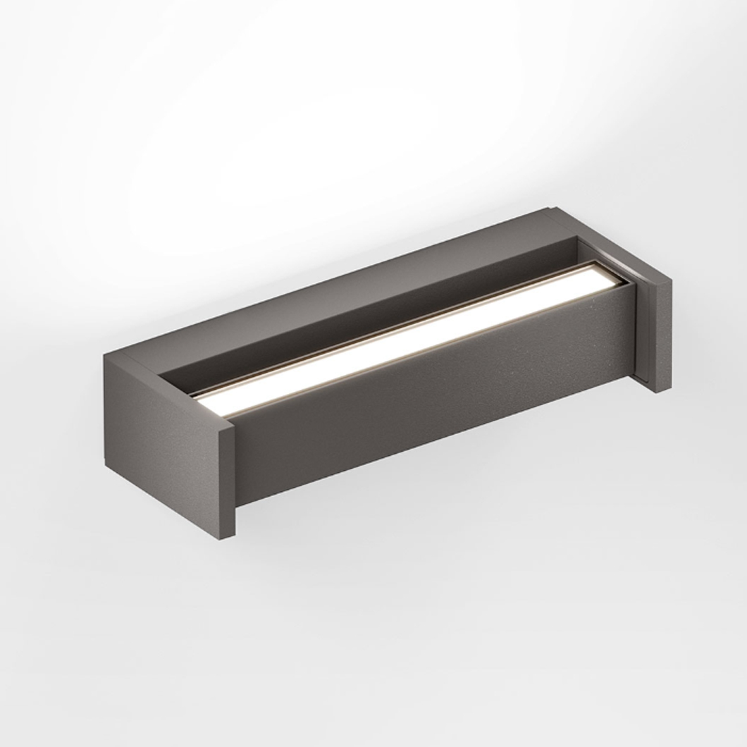 OUTLET IP44.DE Slat One Exterior Wall Light Cool Brown | Darklight ...