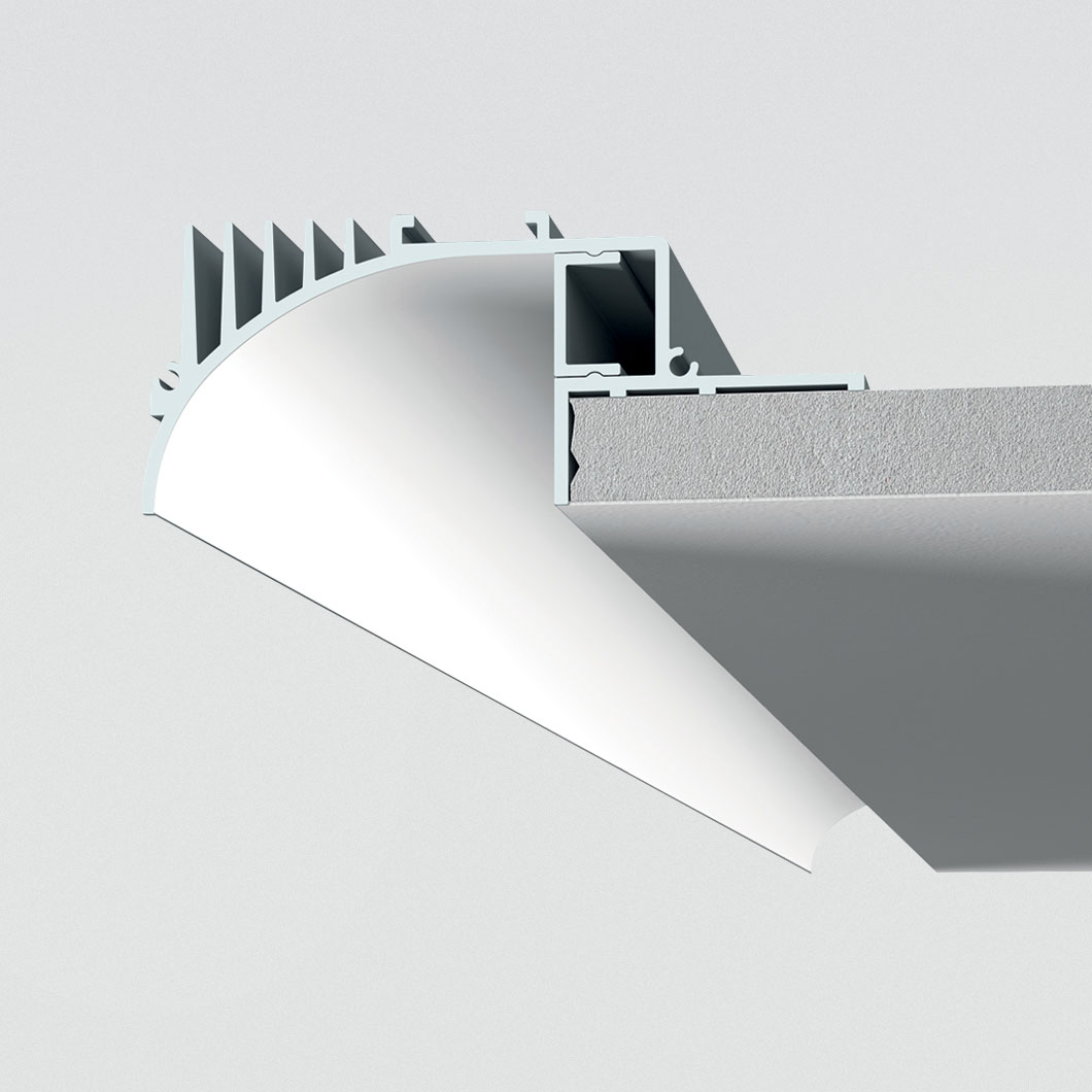 9010 Vega P007 Plaster In Linear LED Profile | Darklight Design ...