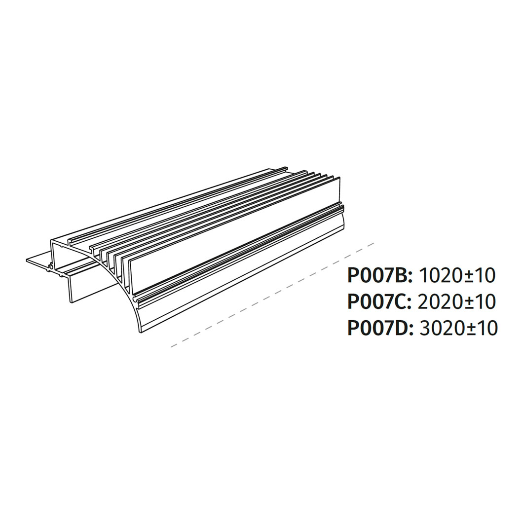 9010 Vega P007 Plaster In Linear LED Profile | Darklight Design ...