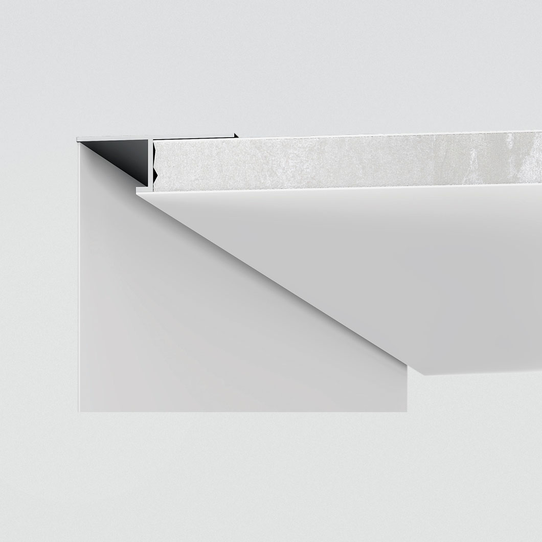 9010 Mira P015 Plaster In Wall Wash Linear LED Profile | Darklight ...