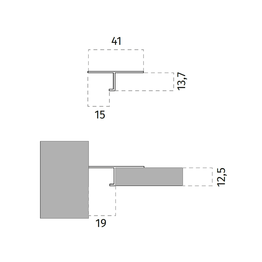 9010 Mira P015 Plaster In Wall Wash Linear LED Profile | Darklight ...