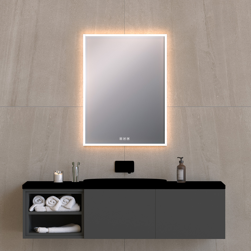 Top Light Mirror Light IP44 LED Mirror | Darklight Design | Lighting ...