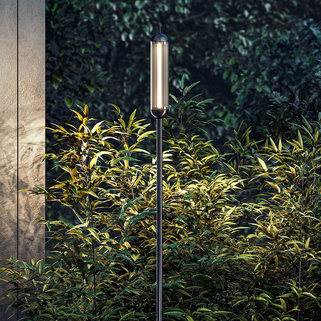 IP44.DE Reed IP65 Outdoor Bollard Solar Light | Darklight Design ...