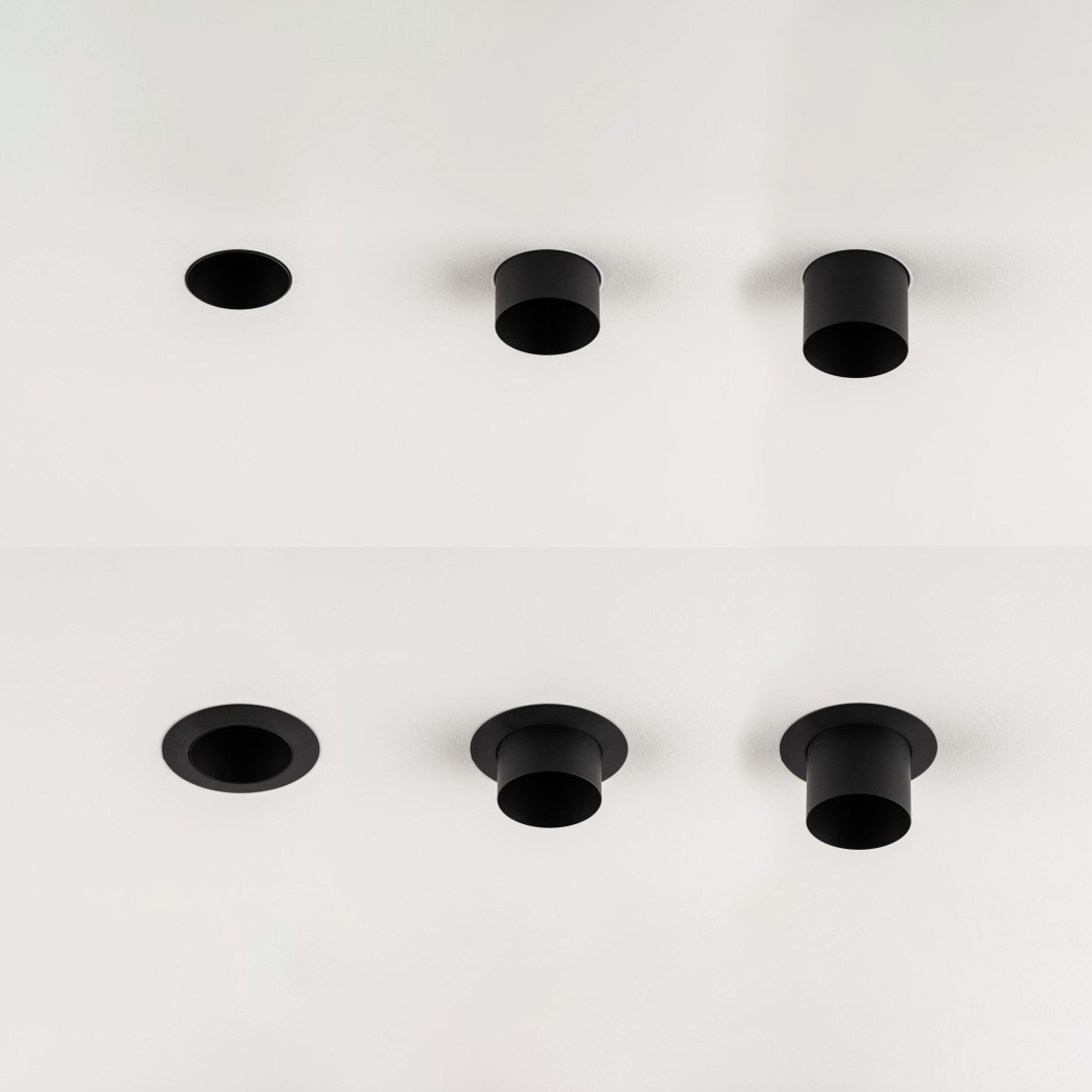 PVD Concept White Line Dotsi 38 3 Step Recessed Downlight | Darklight ...