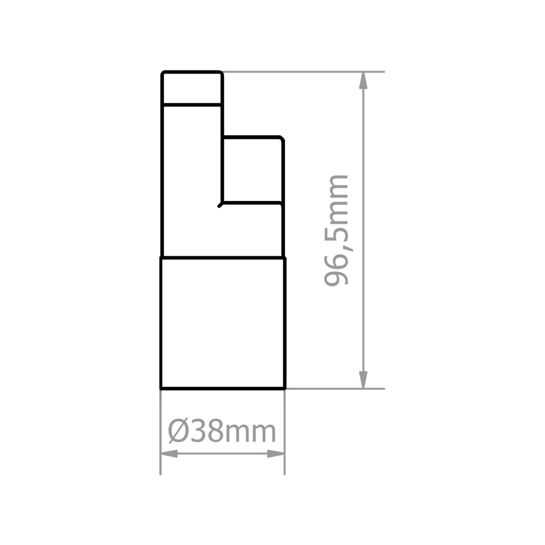 PVD Concept White Line Dotsi 38 3 Step Recessed Downlight | Darklight ...
