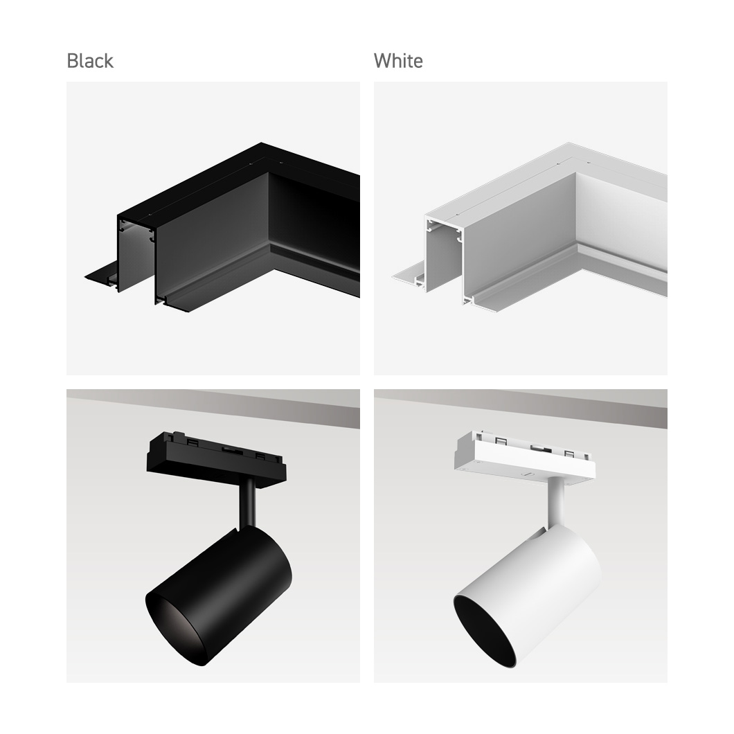 DLD Shadowline LED Modular Track System Components | Darklight Design ...