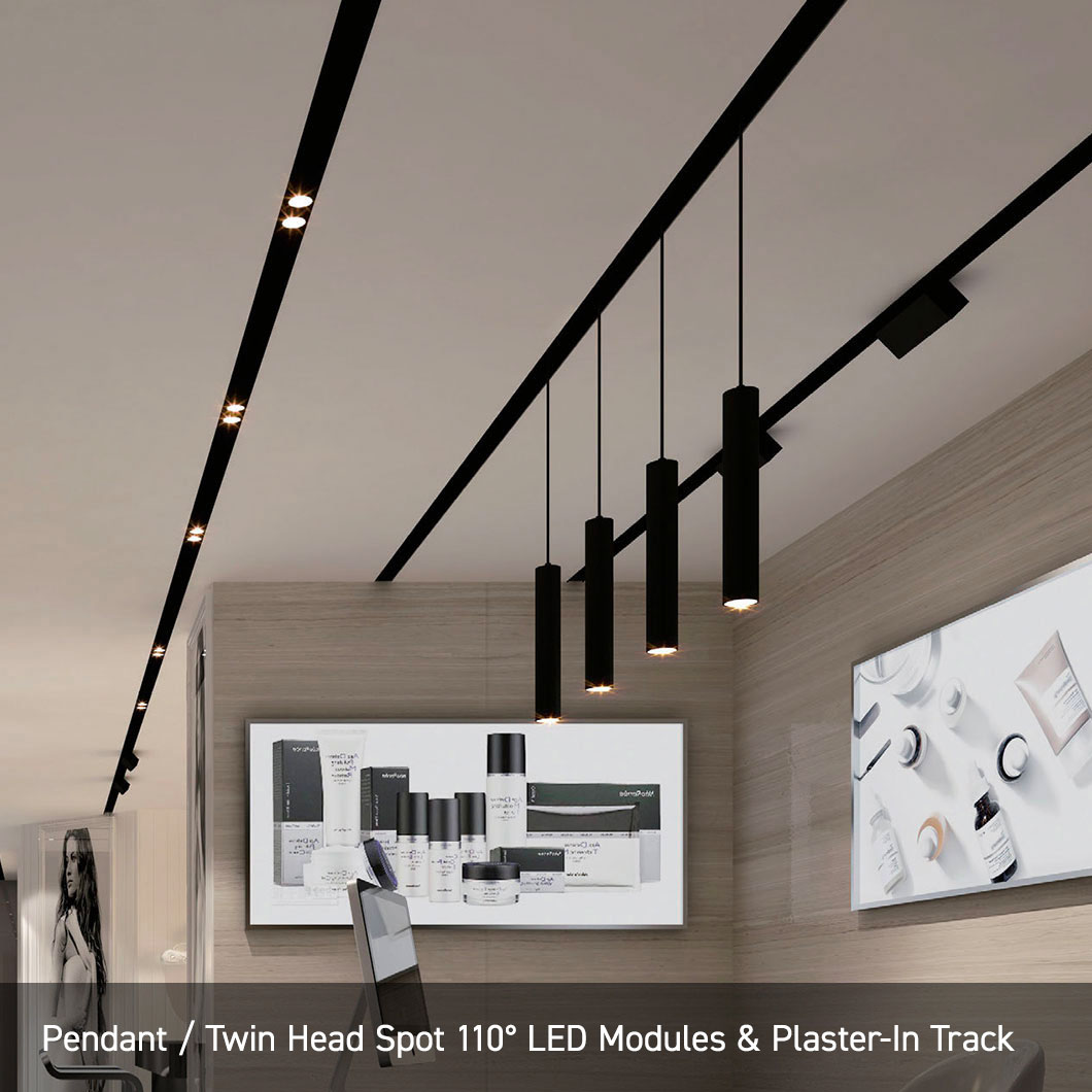 DLD Shadowline LED Modular Track System Components | Darklight Design ...