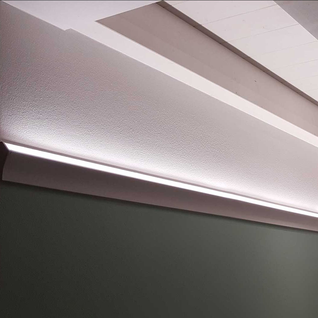 Eleni Lighting EL400 LED Linear Profile Cornice | Darklight Design ...